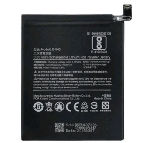 Bater A Xiaomi Red Note Bn Zodiaco M Vil