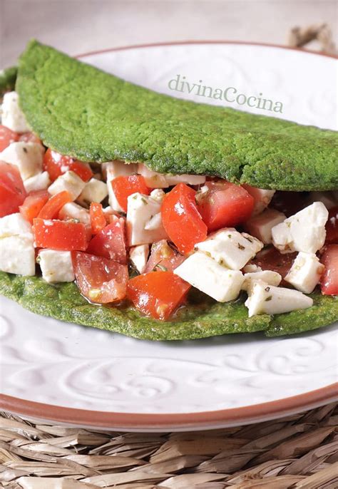 Crepes De Espinacas Rellenas Receta De Divina Cocina