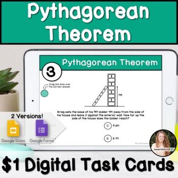 Pythagorean Theorem Activity Digital Task Cards By Lauren Fulton