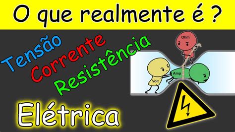 TENSÃO CORRENTE e RESISTÊNCIA ELÉTRICA e Qual a função deles na