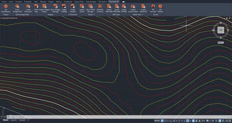 Smooth The Polylines Of The Imported Terrain Contours Plex Earth