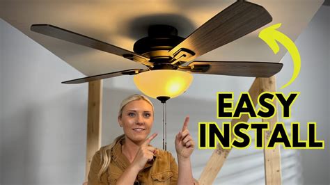 Instant Upgrade How To Replace A Ceiling Fan Youtube
