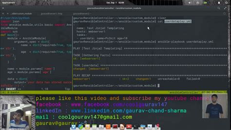 17 ansible tutorial custom module in ansible youtube