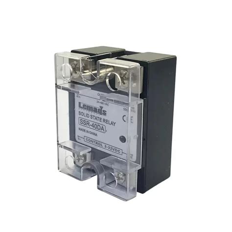 LEMAQS AUTOMACAO RELÉ DE ESTADO SÓLIDO 40A SSR 40DA LEMAQS