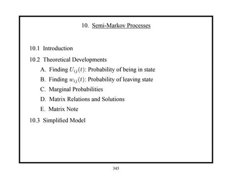 semi markov process ppt