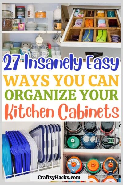27 Ways Smart Moms Organize Kitchen Cabinets Craftsy Hacks