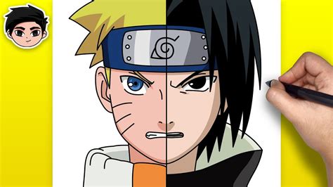 Comment dessiner Naruto et Sasuke Étape par étape facile