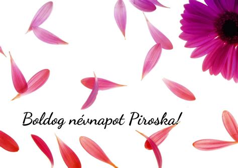 Piroska névnapi képeslap Képeslapküldő