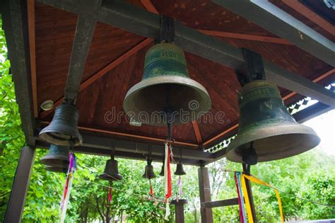 Large Church Bells Hanging Stock Image Image Of Monastery 181022769