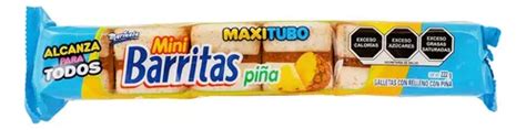 Galletas Mini Barritas Piña Marinela 222g MercadoLibre