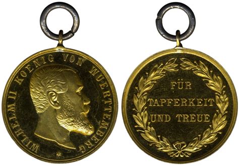 Württemberg Goldene Militär Verdienstmedaille archive mkoegl