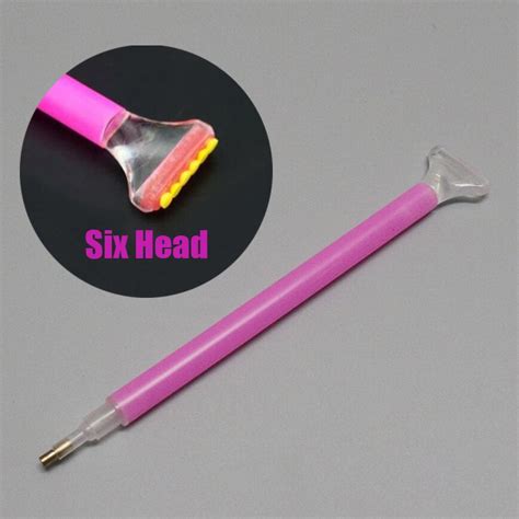 6 Heads Diamond Embroidery Drill Pen Pencil Diy 5d Diamond Painting