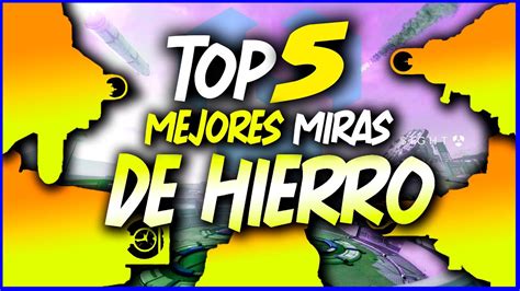 TOP 5 MEJORES FUSILES DE ASALTO CON MIRA DE HIERRO IRONSIGHT YouTube