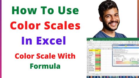 How To Use Color Scales In Excel Color Scale With Formula Youtube