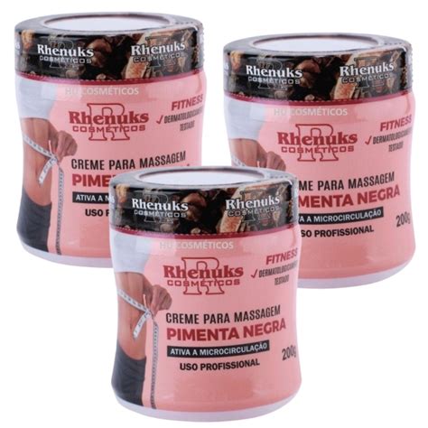 Kit 03 Unidades Gel Massageador Redutor De Medidas Corporal Abdominal