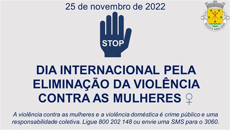 De Novembro De Dia Internacional Pela Elimina O Da Viol Ncia