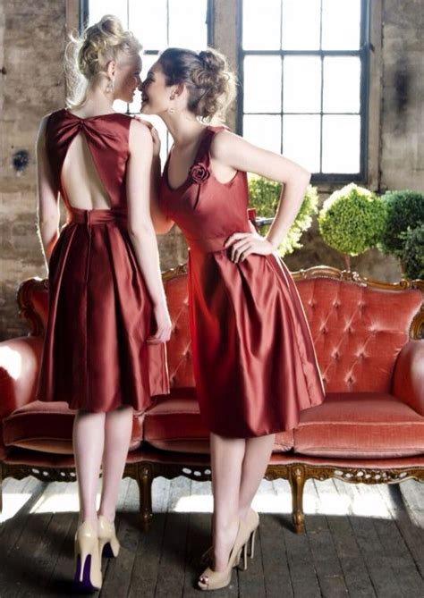 Love The Back Henry Roth Lesbian Wedding Photography Bridal Dresses Bridesmaid Dresses