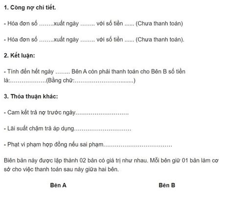 Top 93 Mẫu Giấy Xác Nhận Công Nợ Update