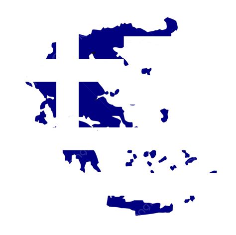 Greece Map With The Flag Inside Frontier Greece Zone Greek Png