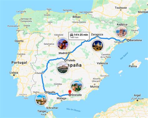 Itinerarios Y Rutas Por Espa A En Coche Con Planning