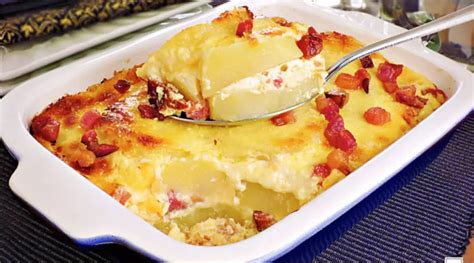 Batata Gratinada Cremosa Bacon