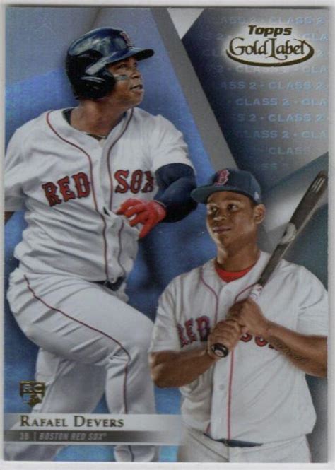 Mint Base Topps Gold Label Class Rafael Devers Rc