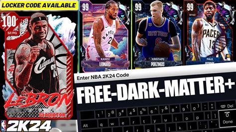 Hurry And Use The New Locker Codes For A Guaranteed Free Dark Matter Or