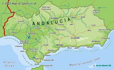 Map Of Andalucia Map Andalusia Maps