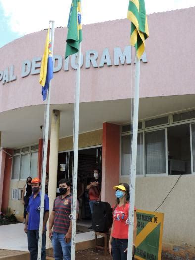 Hasteamento Das Bandeiras Prefeitura Municipal De Diorama