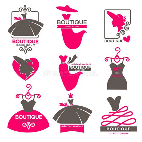 Logotipo De La Moda Del Boutique Insignia Para La Tienda De Ropa