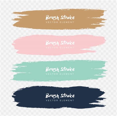 Pincelada eps svg png Pincel Trazo de pintura Clipart Etsy España