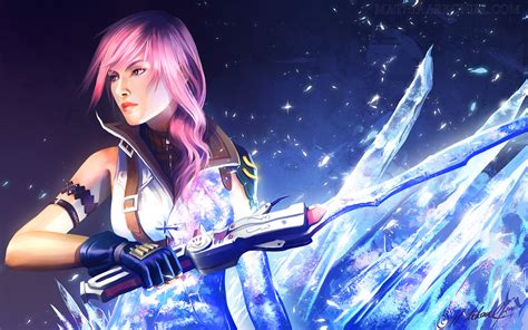 Lightning Farron Final Fantasy Xiii Wallpaper By Mathiaarkoniel