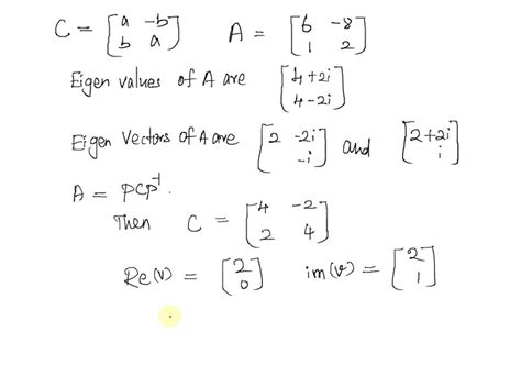 solved lotu 5 16 question help find an invertible matrix p and matrix c af the form such thal