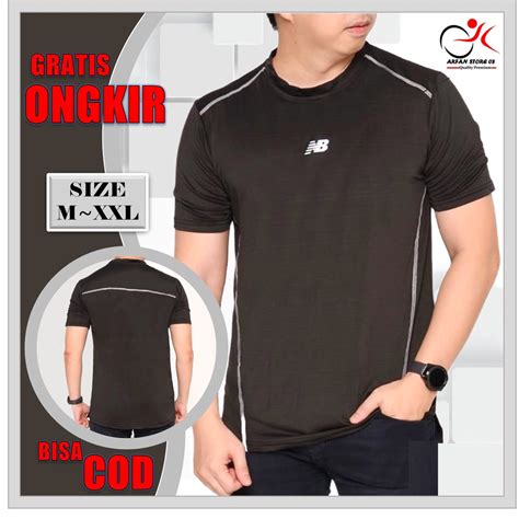 Jual Baju Futsal Pria Gym Kaos Jersey Olahraga Fitnes Jogging Running