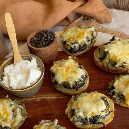 Patatas Rellenas De Espinacas En Cecofry Recetas Cecotec Mambo Cecofry
