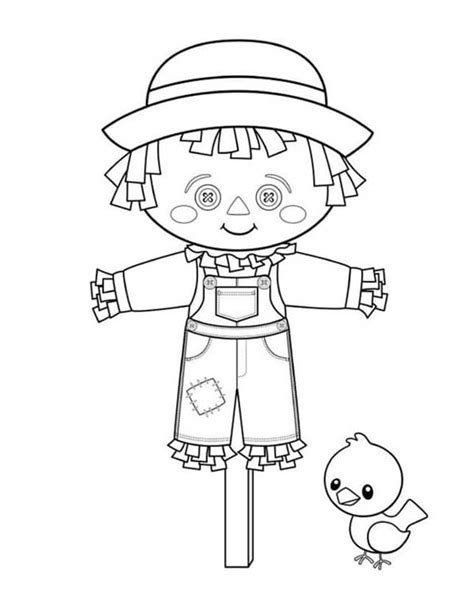 55 Desenhos De Espantalhos Para Imprimir E Colorir