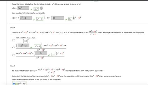 solved find the derivative of the function simplify and