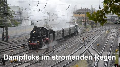 Dampfloks Im Str Menden Regen I Jahre Eisenbahn In Rheinland Pfalz