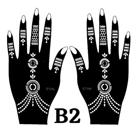 Sticker Inai Sticker Henna Henna Stencil Mehndi Stencil NEW
