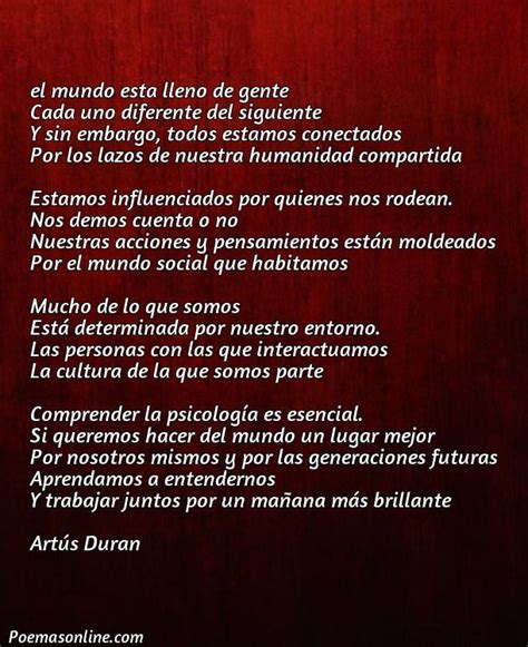 Cinco Mejores Poemas Sobre Psicolog A Social Poemas Online