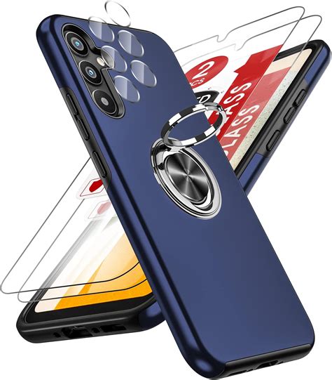 LeYi Coque pour Samsung Galaxy A54 5G avec 2 Verre Trempé Vitre