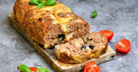 Deftiger Hackbraten mit Käsefüllung Geniales 2 in 1 Rezept