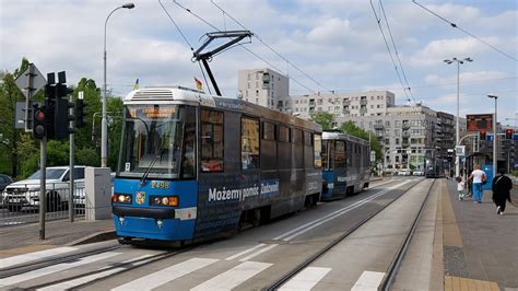 PL MPK Wrocław Konstal Protram 105NWr 2498 2499 11