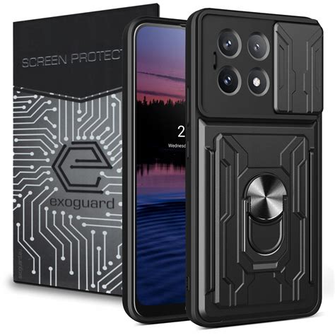 ETUI PANCERNE CASE COVER OBUDOWA RING SZKŁO do XIAOMI POCO X6 PRO 5G