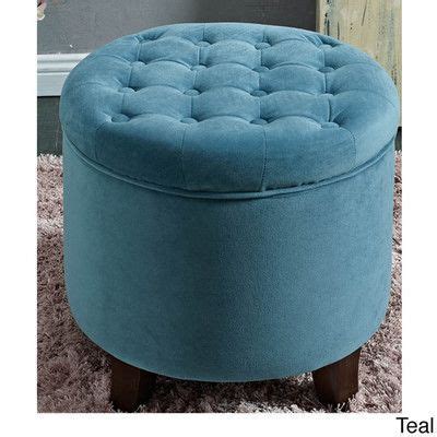 House Of Hampton Daryanna Wide Tufted Round Storage Ottoman
