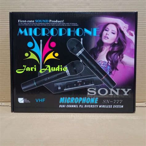 Jual Mic Microphone Wireless Double Uhf Sony Sn 777 Mantul Suara