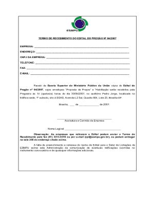 Preench Vel Dispon Vel Escola Mpu Mp Termo De Abertura De Processo A