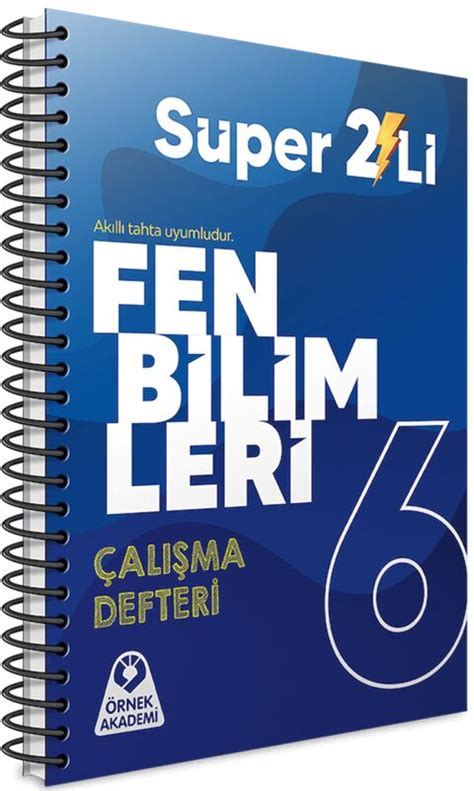 Örnek Akademi 6 Sınıf Süper İkili Fen Bilimleri Seti Kitapİşler