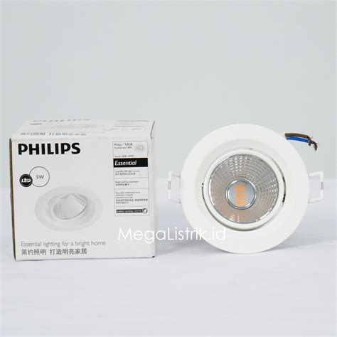 Jual PHILIPS LAMPU DOWNLIGHT SPOT LED SPOTLIGHT 5 WATT 5W KYANITE