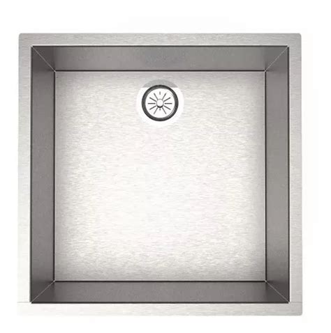 Cuba Inox Quadrada 40x40 Embutir Ou Sobrepor C Válvula R 680 em São
